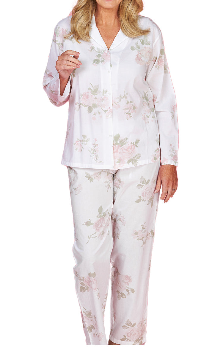 French Country Cotton Pyjama For Women | Winter Cotton Pyjama – natureswear