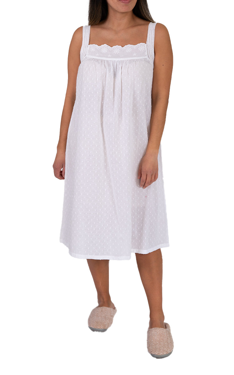 French Country Cotton Nighties For Women | Summer Cotton Sleepwear ...