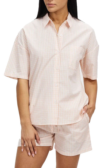 Gingerlilly Cotton Summer Pyjamas For Women | Gingham Pj Set Australia ...